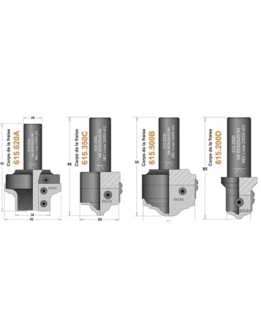 Brand woodworking tools Bits with carbide knives by KoaTools® - KoaTools®