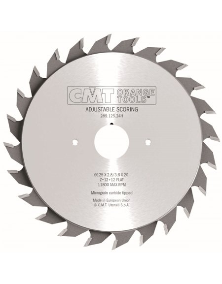 Industrial adjustable scoring blades in JUNK by CMT